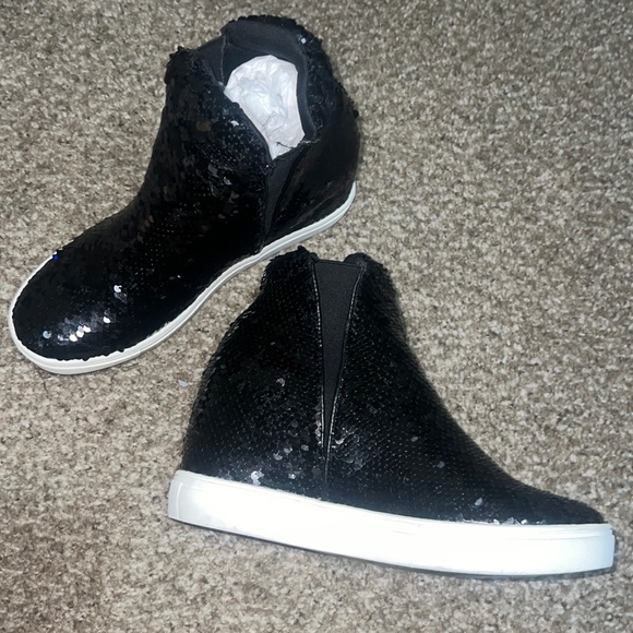 Cape Robbin | Shoes | Cape Robbin Black Glitter Shoes | Poshmark